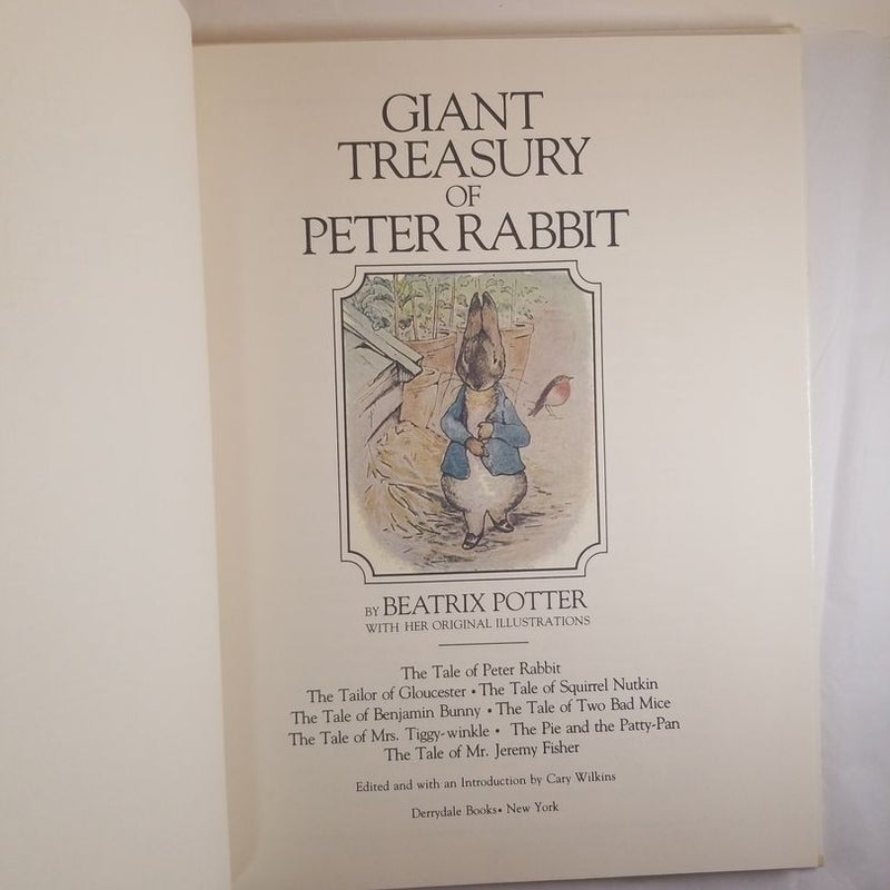 Giant Treasury of Peter Rabbit by Beatrix Potter, C. Wilkins