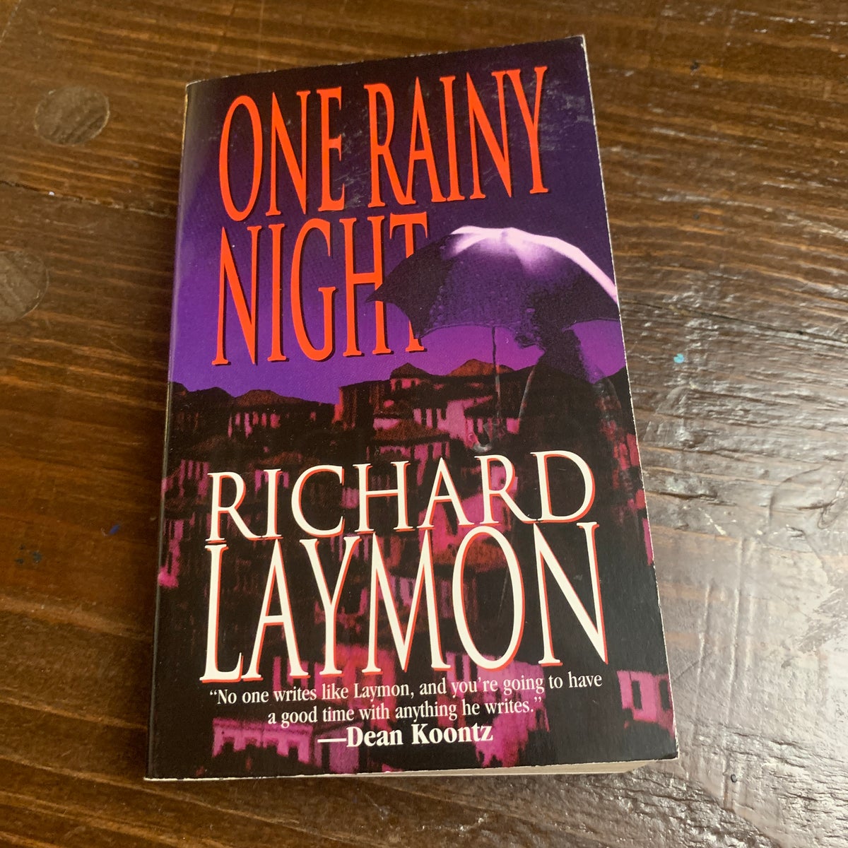 One Rainy Night by Richard Laymon