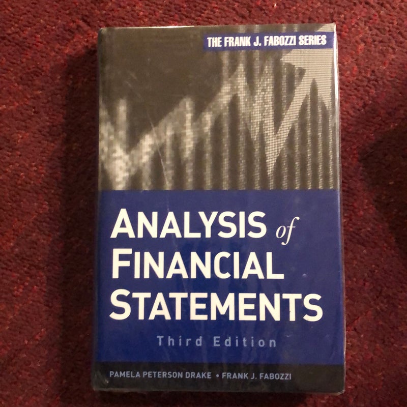Analysis of Financial Statements by Frank J. Fabozzi, Pamela Peterson Drake
