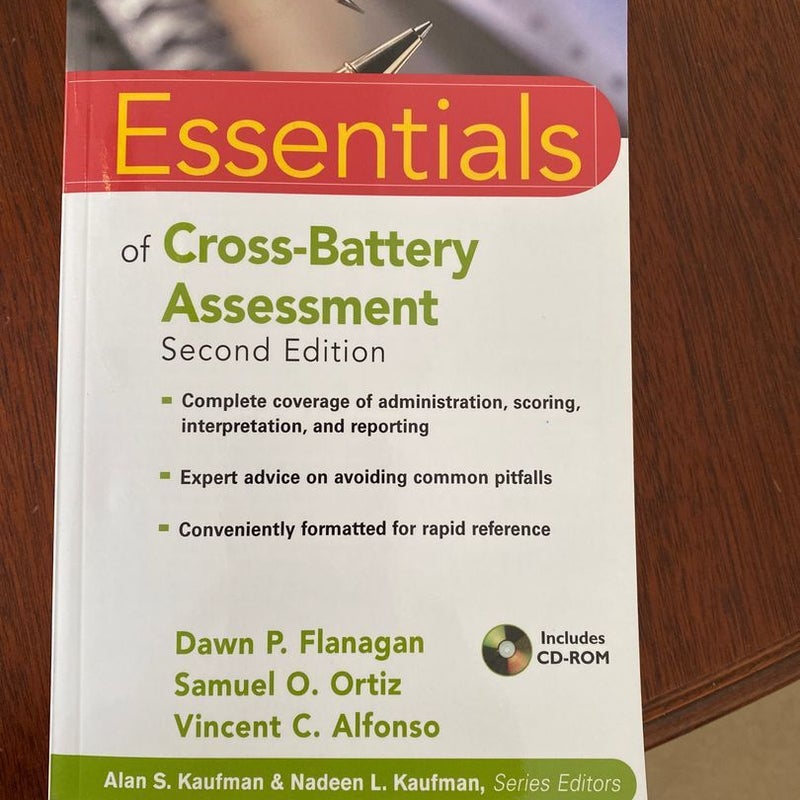 Essentials of Cross-Battery Assessment by Dawn P. Flanagan, Samuel O ...