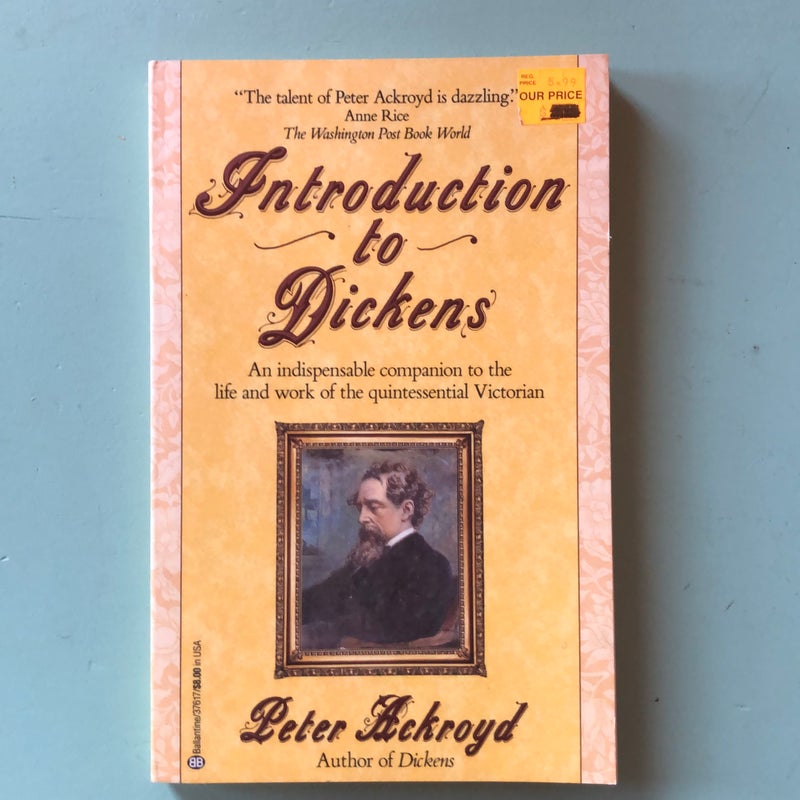 Introduction to Dickens by Peter Ackroyd, Paperback | Pangobooks