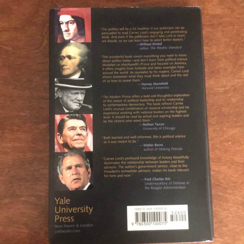 The Modern Prince by Carnes Lord