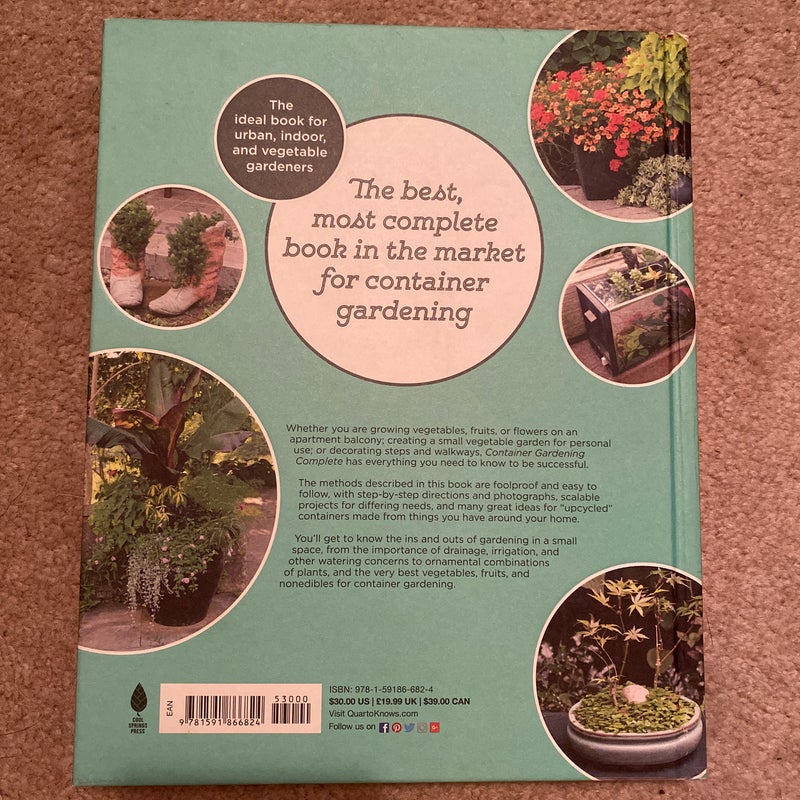 Container Gardening Complete by Jessica Walliser, Hardcover | Pangobooks