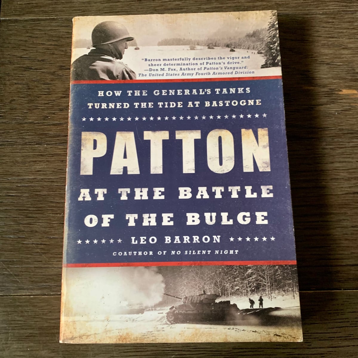 Patton at the Battle of the Bulge by Leo Barron