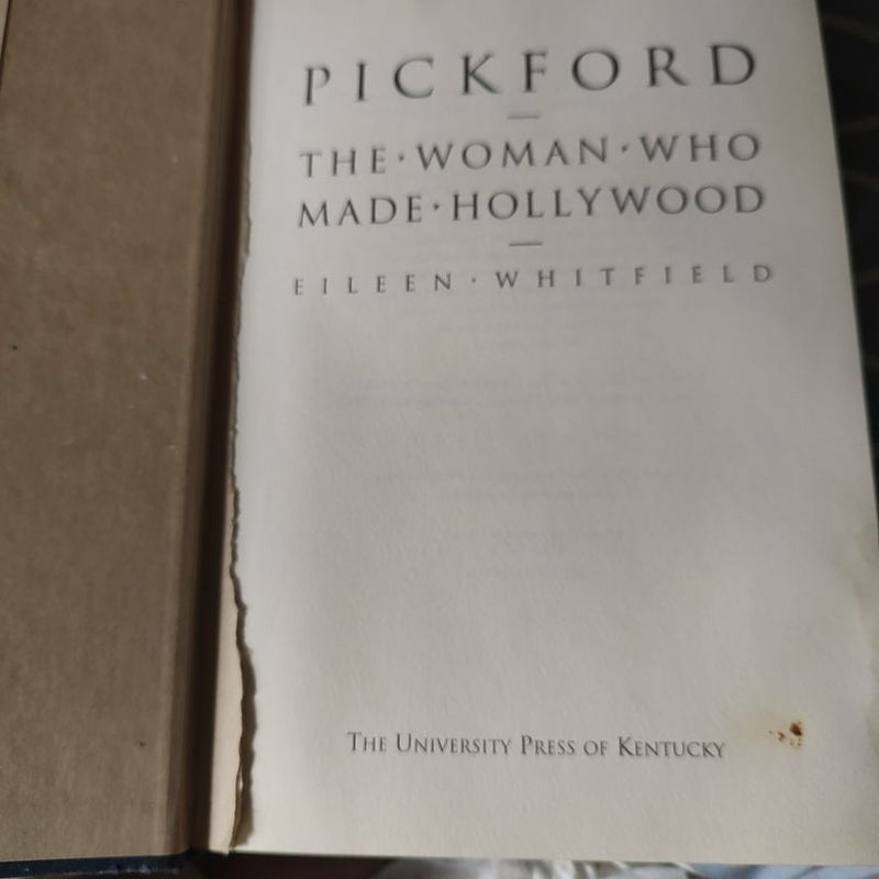 Pickford by Eileen Whitfield, Hardcover | Pangobooks