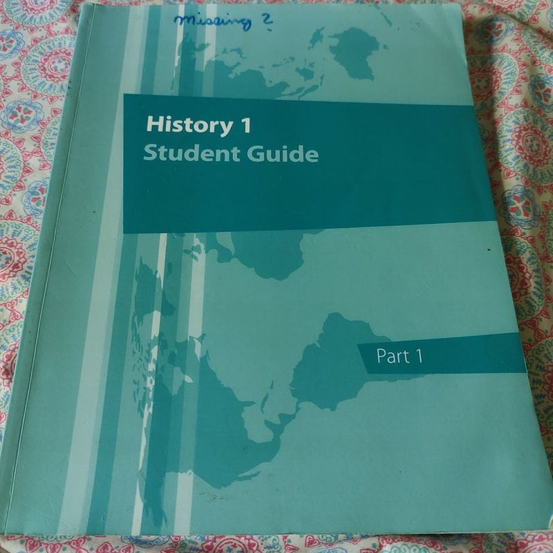 K12 history 1 student guide part 1 by K12, Paperback | Pangobooks