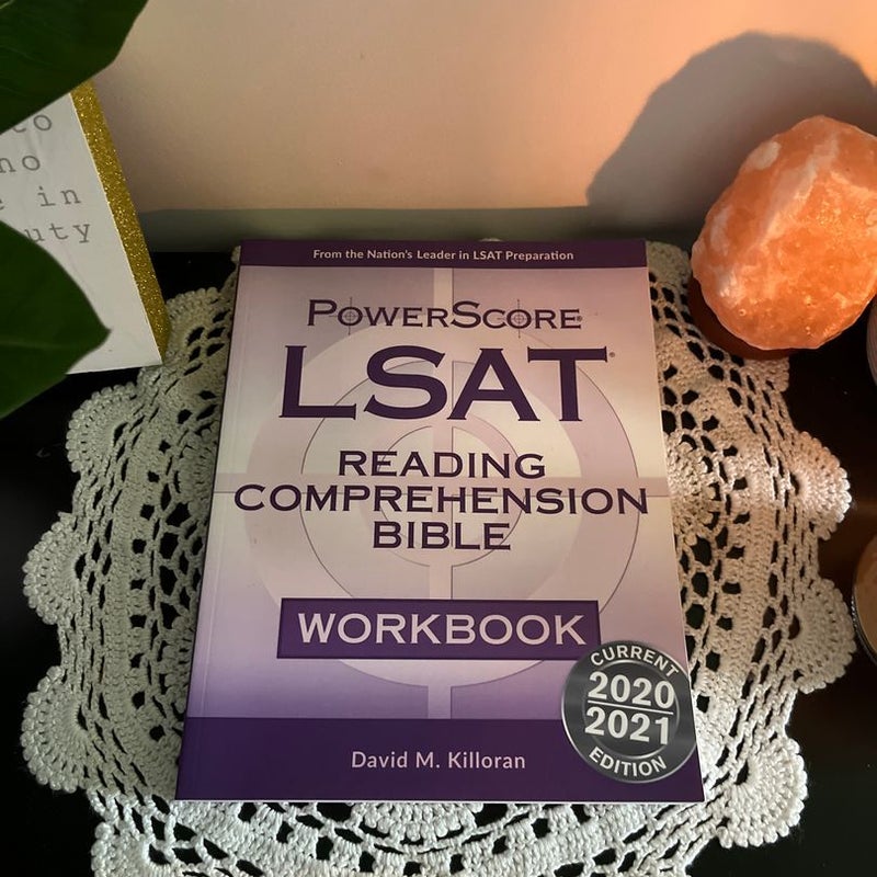 LSAT Reading Comprehension Bible Workbook by David M. Killoran, Steven ...
