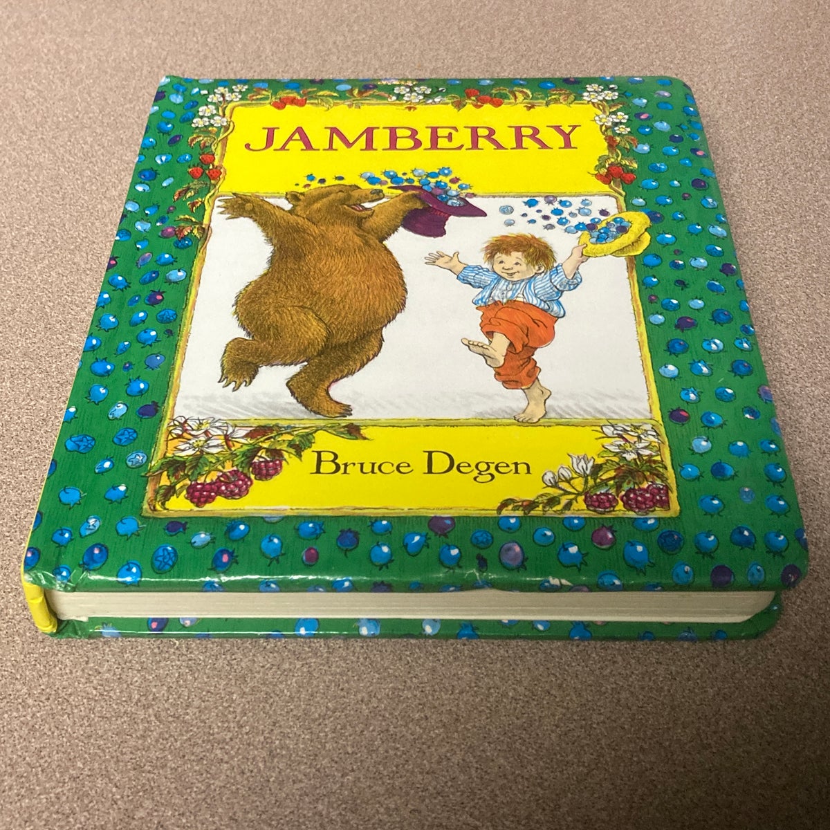 Jamberry Padded Board Book by Bruce Degen
