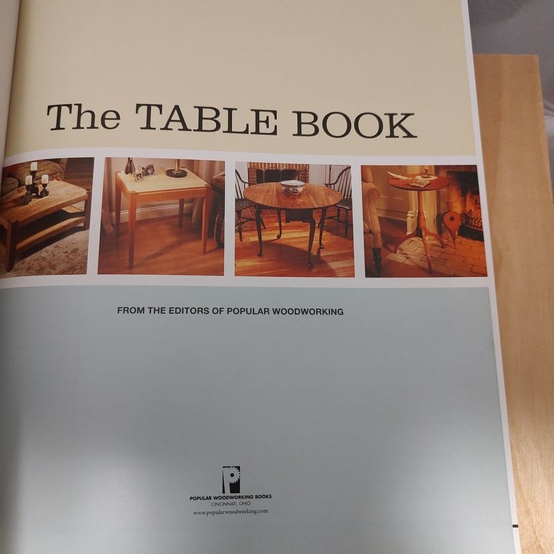 The Table Book by Popular Woodworking Editors, Paperback | Pangobooks