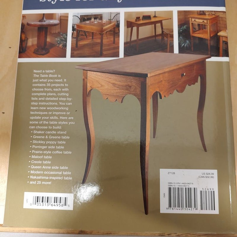 The Table Book by Popular Woodworking Editors, Paperback | Pangobooks