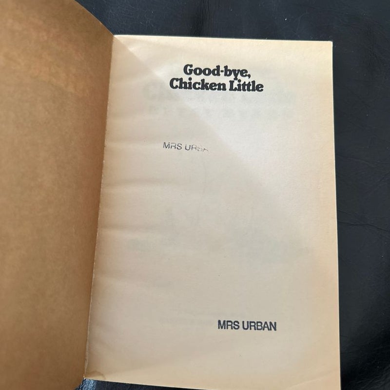 Goodbye, Chicken Little by Betsy Byars, Paperback | Pango Books