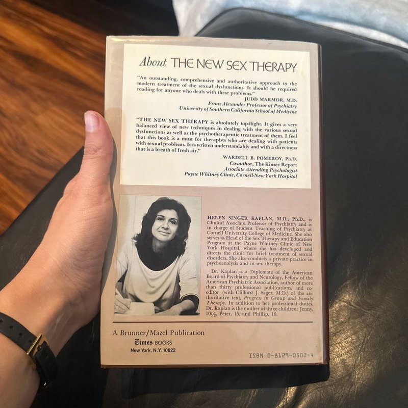 The New Sex Therapy by Helen Singer Kaplan, Hardcover | Pangobooks