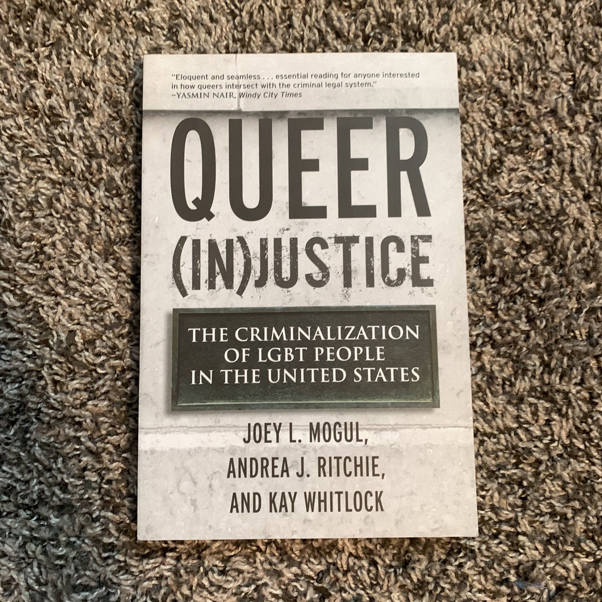 Queer (in)Justice by Joey Mogul, Andrea Ritchie, Kay Whitlock