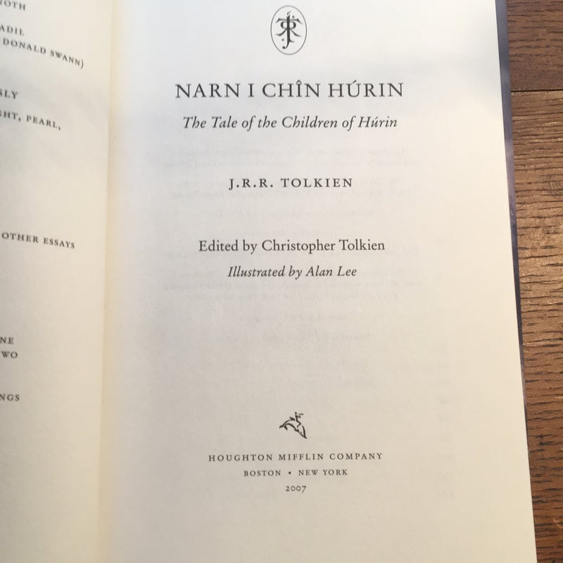 The Children of Húrin by Christopher Tolkien (Editor); Alan Lee ...