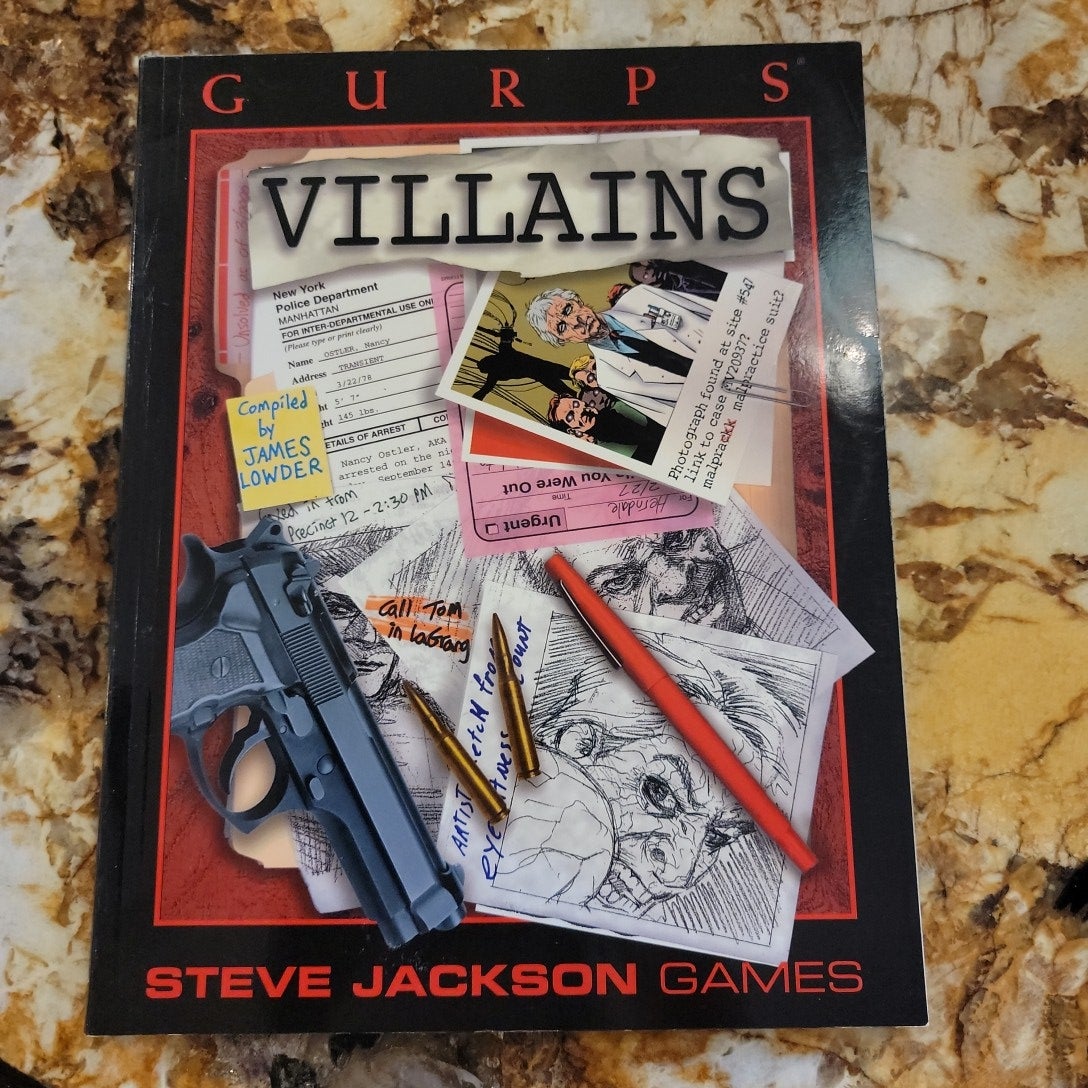 GURPS Villains by James Lowder