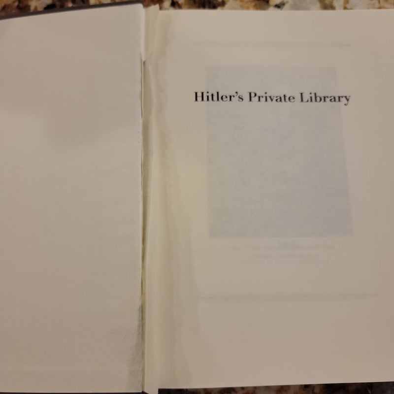Hitler's Private Library by Timothy W. Ryback, Hardcover | Pangobooks