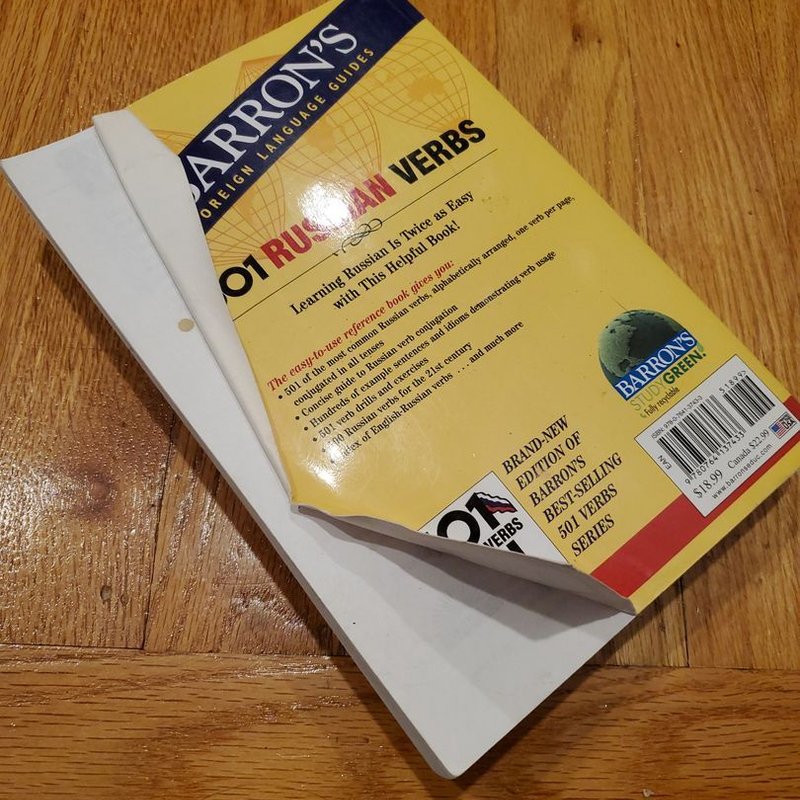 501 Russian Verbs by Thomas R. Beyer, Paperback | Pango Books