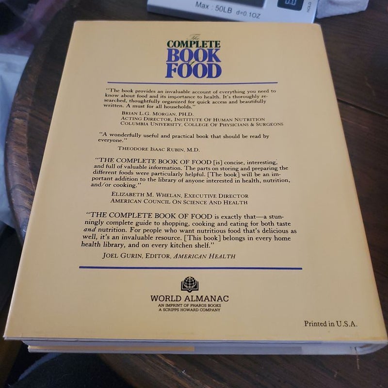 The Complete Book of Food by Carol Ann Rinzler, Hardcover | Pangobooks