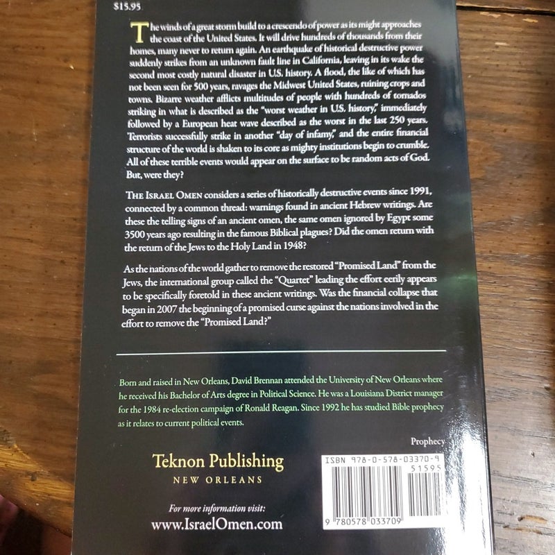 The Israel Omen by David Brennan