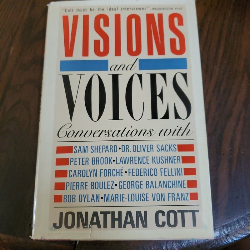 Visions and Voices by Jonathan Cott