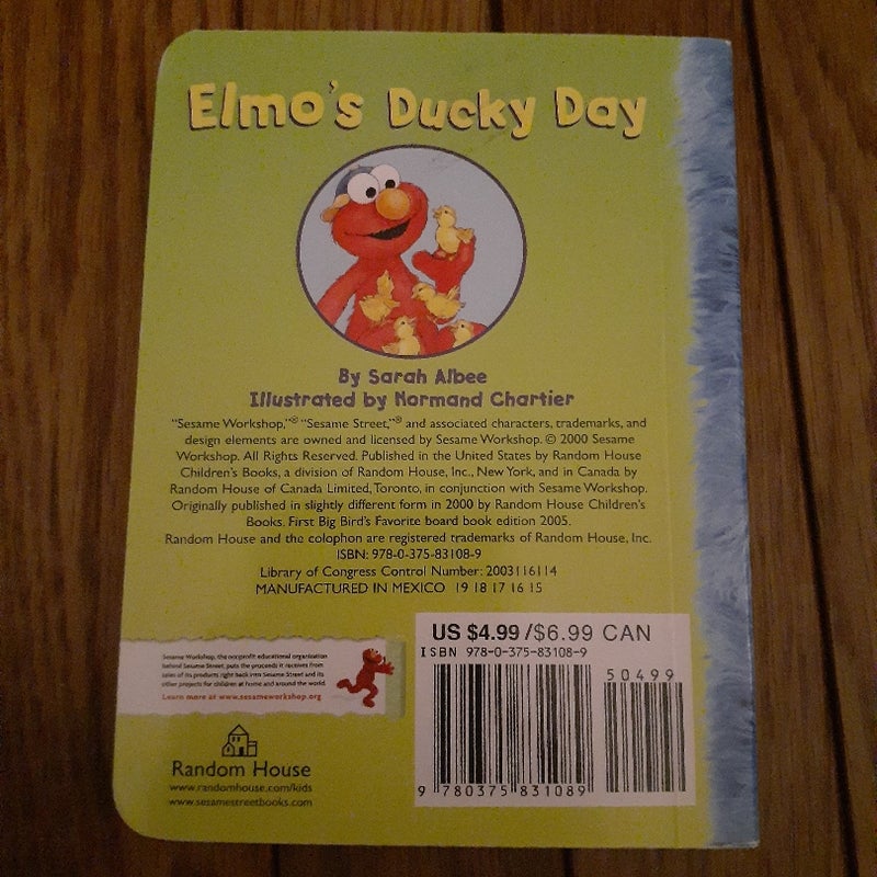 Elmo's Ducky Day by Sarah Albee, Hardcover | Pangobooks