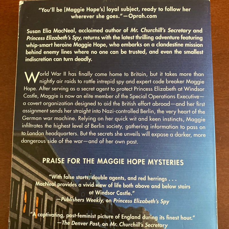 His Majesty's Hope by Susan Elia MacNeal