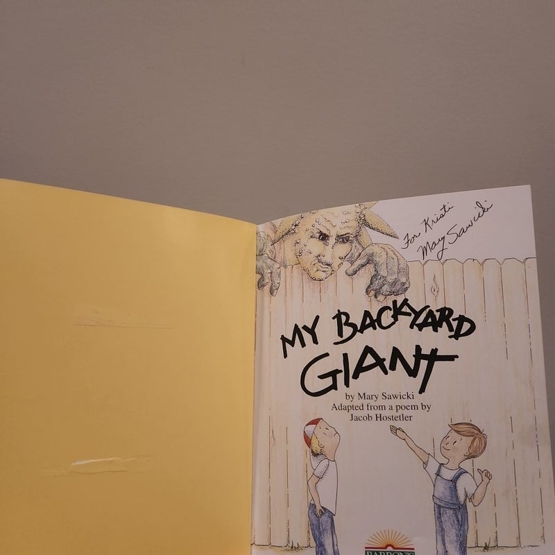 My Backyard Giant by Jacob Hostetler, Paperback | Pangobooks