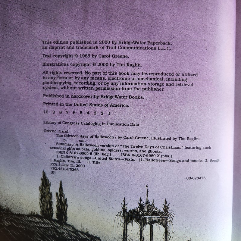 The 13 Days of Halloween by Greene