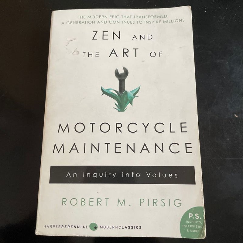 Zen and the Art of Motorcycle Maintenance by Robert M. Pirsig ...