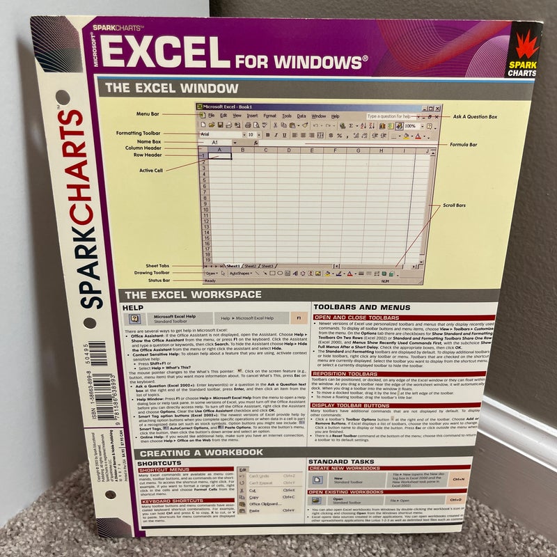 Excel for Windows by SparkNotes Staff