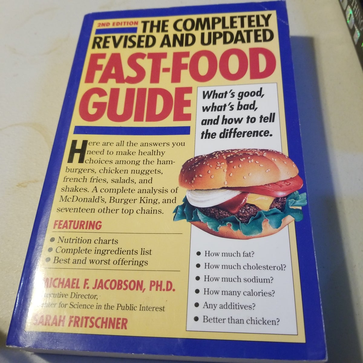 The Fast-Food Guide by Michael F. Jacobson, Sarah Fritschner