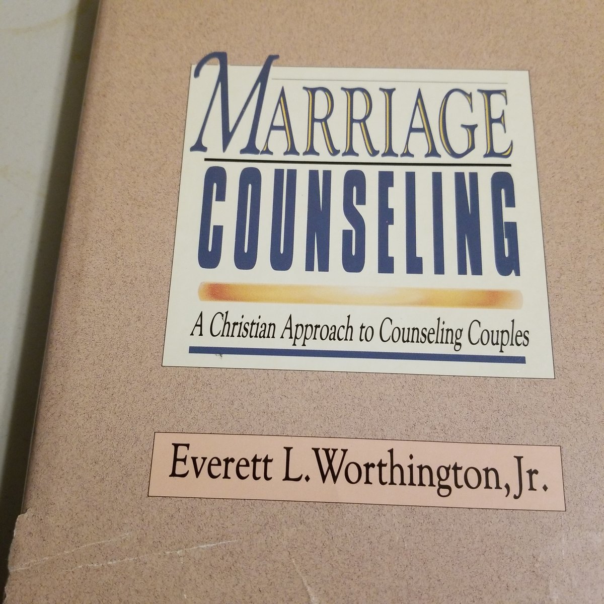 Marriage Counseling by Everett L. Worthington, Hardcover | Pangobooks