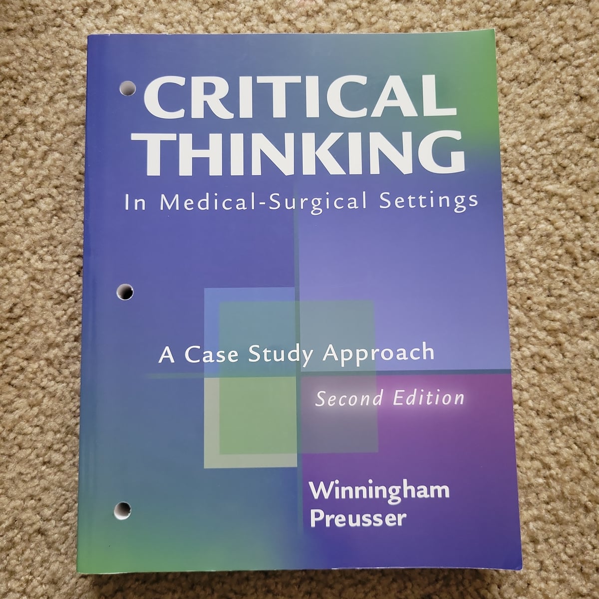 Critical Thinking in Medical-Surgical Setting by Maryl Winningham ...