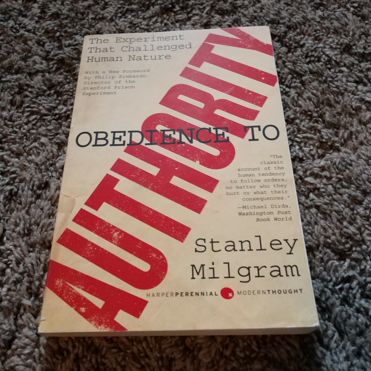 Obedience to Authority by Stanley Milgram