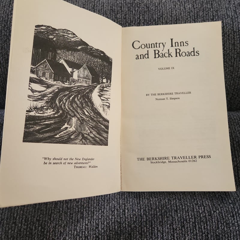 Country Inns and Back Roads by Norman T. Simpson, Paperback | Pangobooks