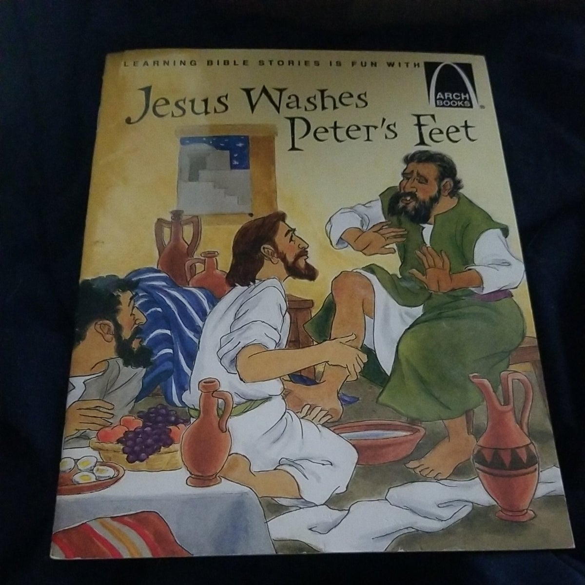 Jesus Washes Peter's Feet by Glynis Belec