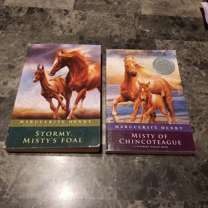 Misty of Chincoteague/ Stormy Misty's Foal by Marguerite Henry; Wesley ...