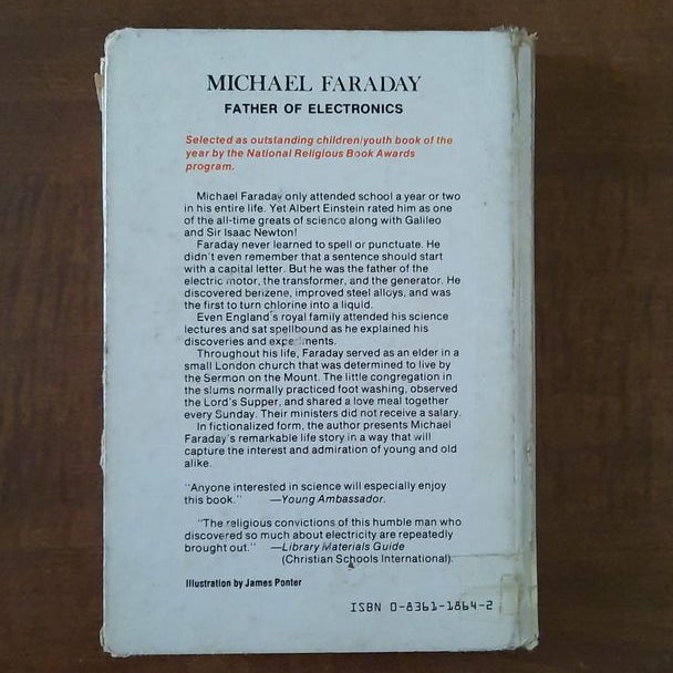 Michael Faraday, Father of Electronics by Charles Ludwig, Hardcover ...