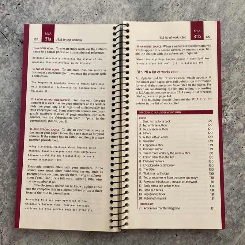 Pocket Style Manual 2003 MLA Update and Merriam Webster Dictionary by ...