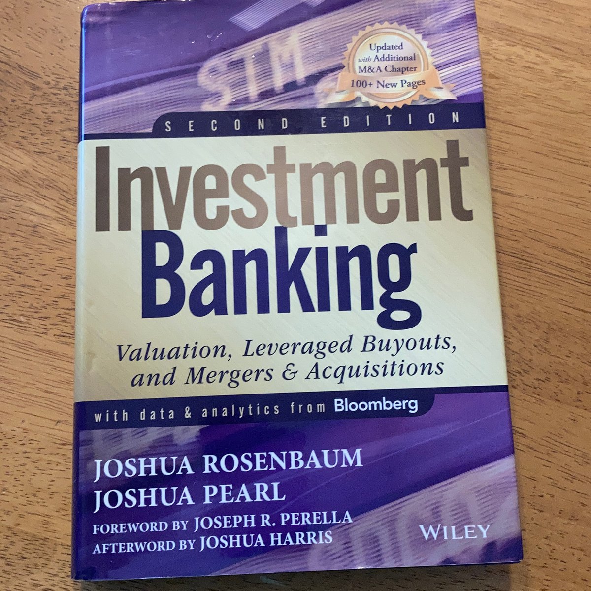 Investment Banking by Joshua Rosenbaum, Joshua Harris, Joshua Pearl ...