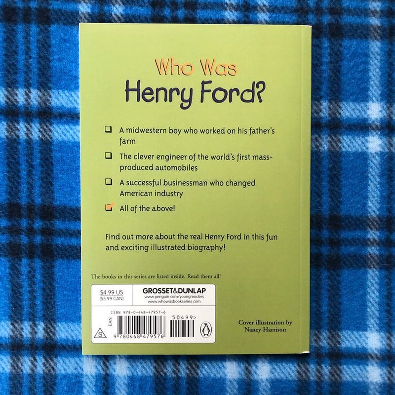 Who Was Henry Ford? by Michael Burgan, Paperback | Pangobooks