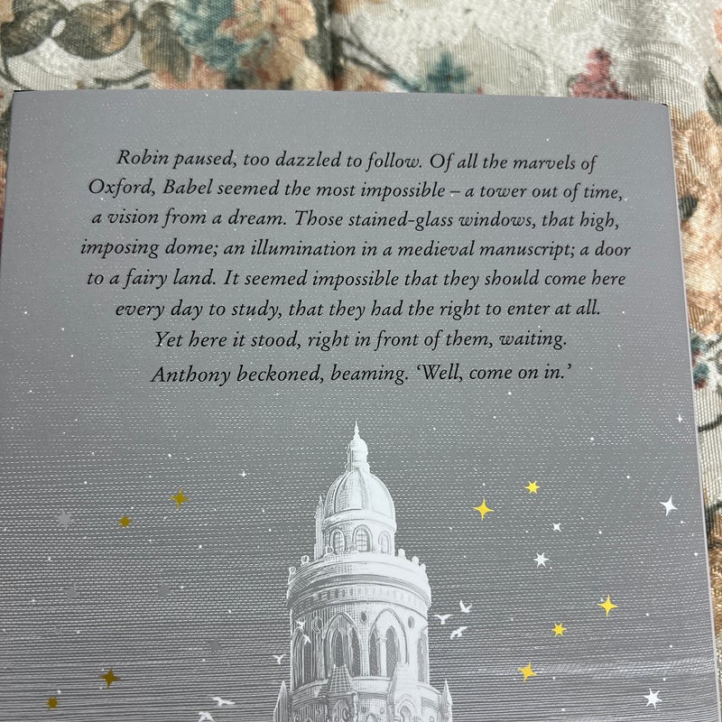 Babel by R. F. Kuang Fairyloot special edition (hand signed) by ...