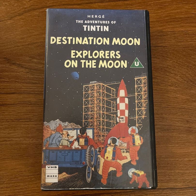 The Adventures of Tintin Destination Moon and Explorers on the Moon by ...