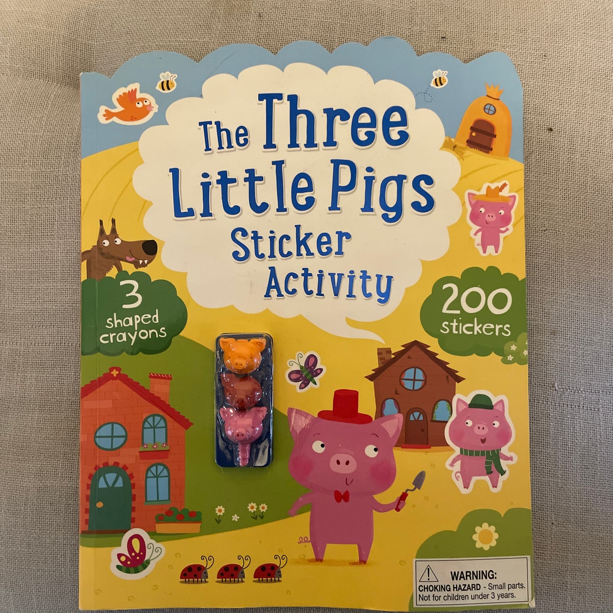 Three Little Pigs Sticker Activity by Catherine Ard