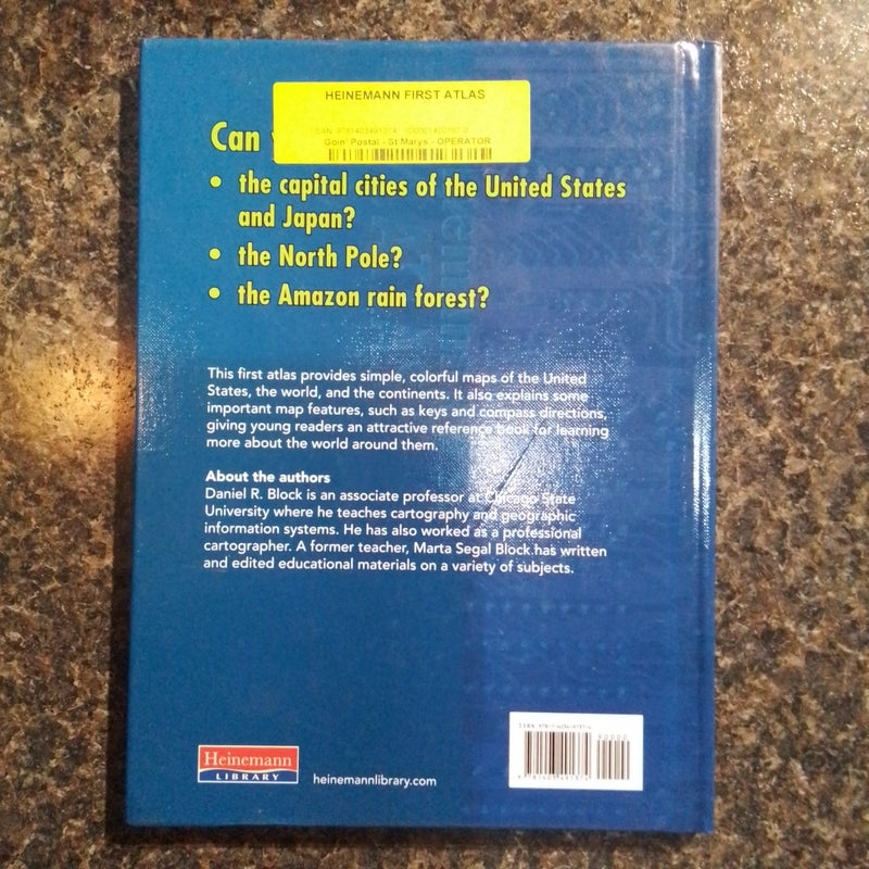Heinemann First Atlas by Daniel Block, Hardcover | Pangobooks