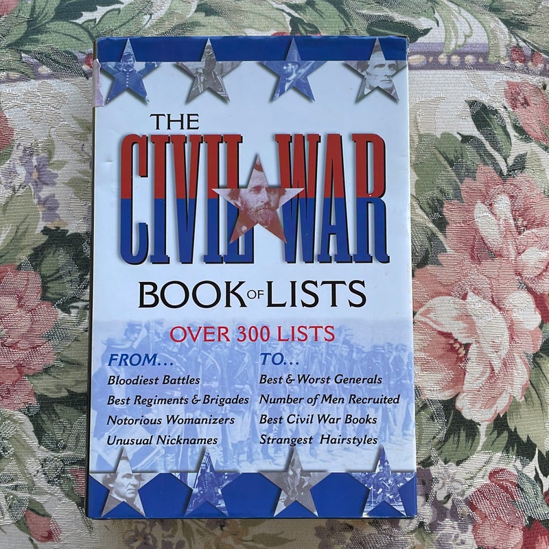 The Civil War Book of Lists by Combined Books