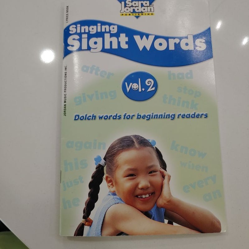 Singing Sight Words by Ed Butts, Paperback | Pango Books