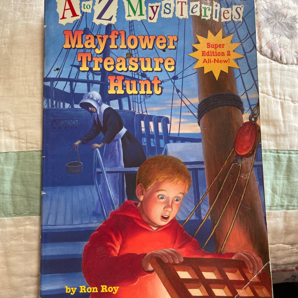 A to Z Mysteries Super Edition 2: Mayflower Treasure Hunt by Ron Roy ...
