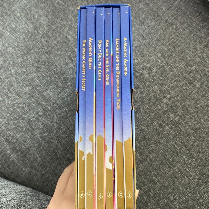 Aladdin six new Adventures by Alex Simmons, Hardcover | Pangobooks