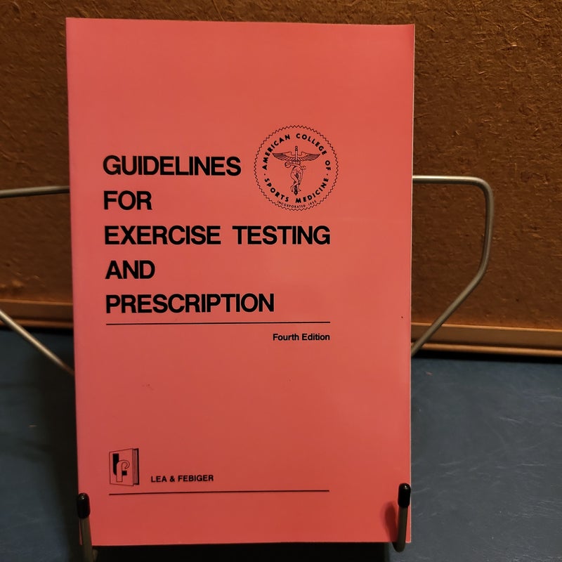 Guidelines for Exercise Testing and Prescription by American College of ...